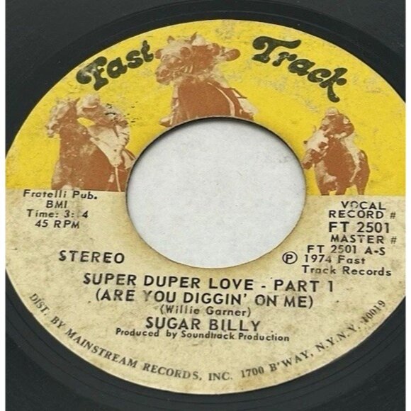 Media | 7 45 Rpm Sugar Billy Super Duper Love Part 1 And 2 Juke Box ...